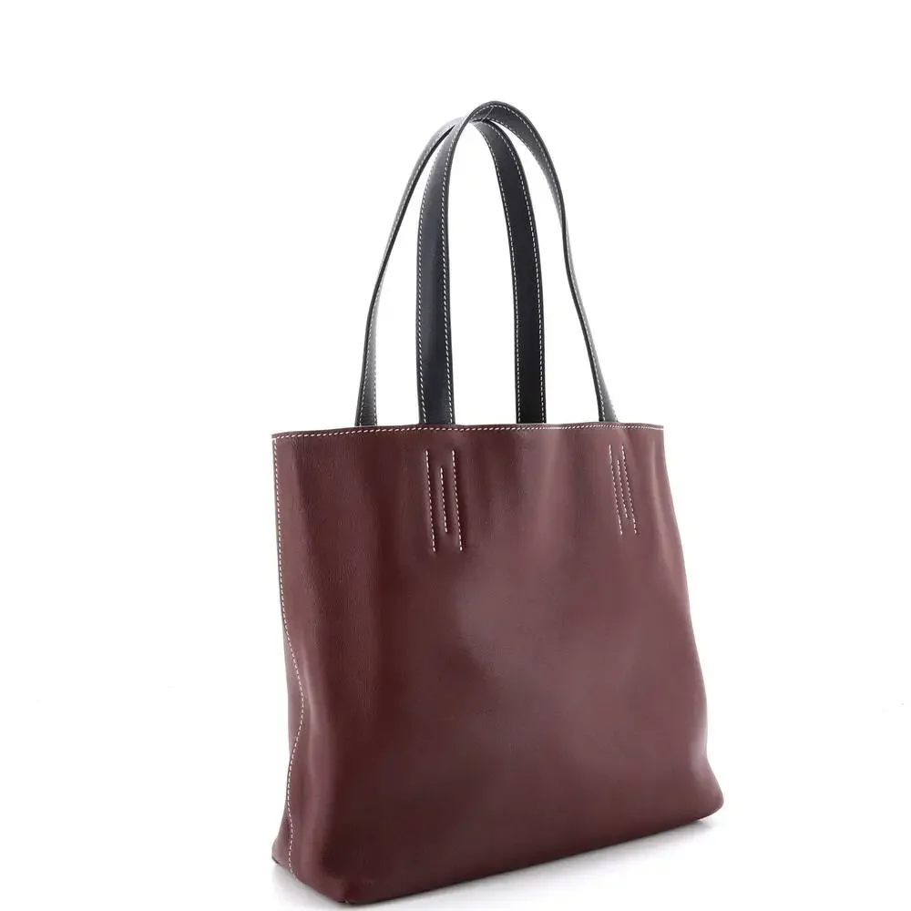 Hermes | Bags | Hermes Double Sens Tote Veau Sikkim 28 25818h18b | Poshmark